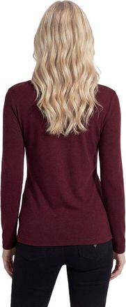 Guess Longsleeve LS LICIA TURTLE NECK TOP mit Rollkragen, Viskosemix