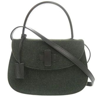 Gucci Sac bandouli&egrave;re vintage doccasion - Femme - Pre-owned - Vert - Taille: ONE Size