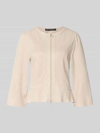 Betty Barclay Blazer mit Zweiwege-Rei&szlig;verschluss und 3/4-Arm
