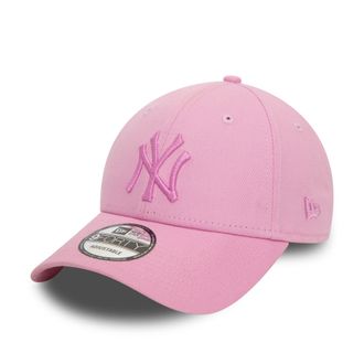 New Era New York Yankees Fankappe Baseball Modell 9Forty verstellbar Tonal NY Logo pink - One-Size
