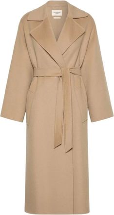 Max Mara Long Wrap Coat - Femme - Manteaux - Beige - Taille: 32 FR
