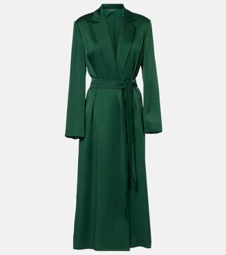 Max Mara Manteau cache-coeur Giselda en satin