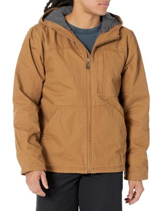 Dickies Herren M Duck Sherpa Lined Jacket Arbeits-Utility-Oberbekleidung, Braune Ente, 3XL