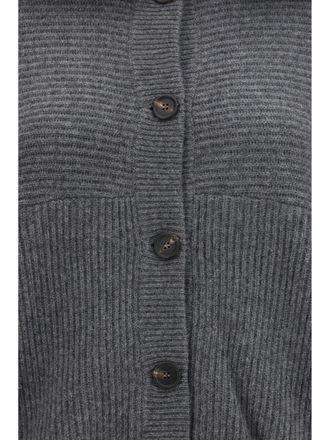 Brunello Cucinelli Cashmere Cardigan - Gray