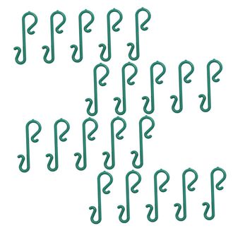 Cabilock 100 St&uuml;ck Weihnachtskranz-aufh&auml;nger Miniatur-ornament-haken F&uuml;r Weihnachtsbaum-dekoration Weihnachtshaken Zum Heiraten Dekorative Weihnachtshaken