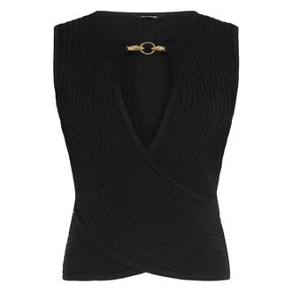 Just Cavalli Damen, Oberteile, Schwarzk, LGr&ouml;&szlig;e