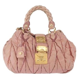 Miu Miu Sac &agrave; main doccasion - Femme - Pre-owned - Rose - Taille: ONE Size