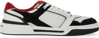 Dolce & Gabbana Low-Top Sneaker - Leather And Mesh Sneaker - Gr. 43,5 (EU) - in Weiß - für Damen