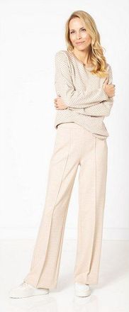 Ser Rundhalspullover Pullover, Herringbone W8240201 auch in großen Größen