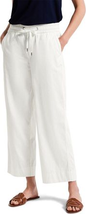 Street One Damen A378976 Straight Leg Hose, Off White, 36W / 28L