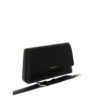 Michael Kors Leder-Umhängetasche in Schwarz