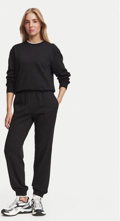 Emporio Armani Jogginganzug EW004787 AF25592 UC001 Schwarz Loose Fit