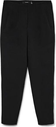 Vero Moda Vmlina Hw Tapered Pantalon Noos, Noir, 34W / 32L Femme