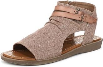 Blowfish Femme Denver Sandale Plate, Beige, 38 EU