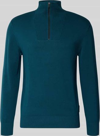 Tom Tailor Denim Regular Fit Troyer aus reiner Baumwolle