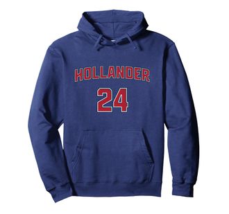Generic Hollander 24 Zahlengrafik im Varsity-Stil Pullover Hoodie