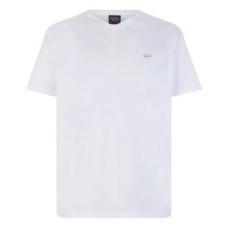 Paul & Shark T-Shirt mit Logo - - Tops - Herren - Wei&szlig; - L