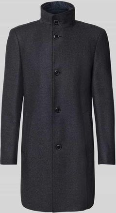 HUGO BOSS Slim Fit Wollmantel aus Woll-Mix Modell HYDE