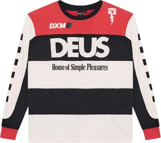 Deus Homme, Sweatshirts et sweats &agrave; capuche, Multicolore, Taille: M Vilander Moto Jersey
