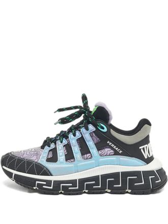 Versace Trigreca Sneakers mit Schn&uuml;rung - Schwarz