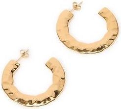 Au Printemps Paris Boucles doreille cr&eacute;oles plates