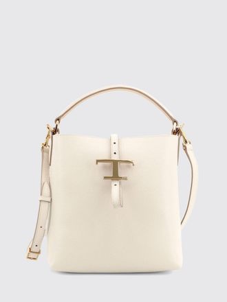 Tod's Mini sac &agrave; main T Timeless en cuir de veau grain&eacute;