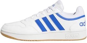adidas Homme Hoops 3.0 Low Classic Vintage Shoes, Cloud White / Royal Blue / Gum, 46 2/3 EU