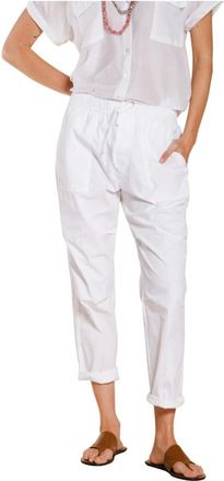 Mason's Femme, Pantalons, Blanc, Taille: 32 FR Fatique Jogger