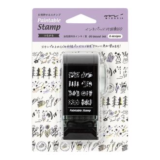 Midori 35581006 Drehbarer Stempel Zifferblatt Verbindungsmuster