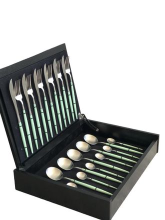 Cutipol Goa Celadon Besteckset, 24-teilig, Edelstahl