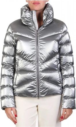 Colmar Femme, Vestes, Gris, Taille: 38 FR Metallic High Neck Padded Jacket