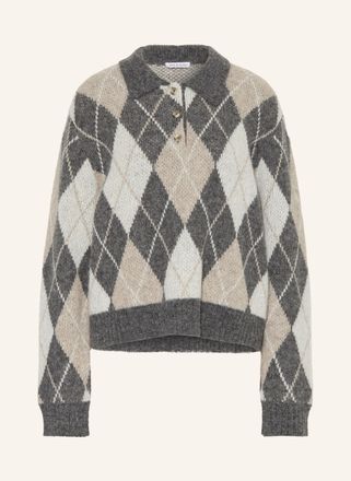 Mrs & Hugs Mrs & Hugs Pullover Mit Alpaka grau