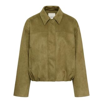 Soaked In Luxury Slsonjia Ballonjacke - - Jackets - Damen - Gr&uuml;n - XS