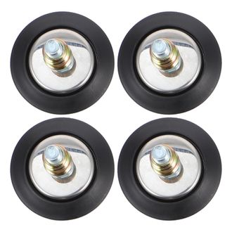 Valiclud 4 Stück Verstellbare Möbelfuß Nivellierer aus Nylon mit Filzschutz 63mm Höhenverstellbare Möbelgleiter für Tische Stühle Schränke Bodenschoner für Har