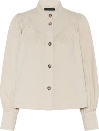 Bruuns Bazaar Femme, Blouses et Chemises, Beige, Taille: 46 FR Chemises