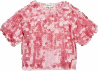 Munthe Femme, Blouses et Chemises, Rose, Taille: 36 FR Blouses