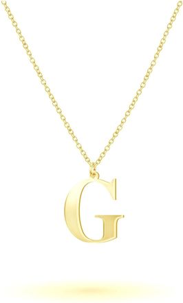 Beka & Bell BEKA&BELL Anhänger mit Kette 925-Sterling Silber vergoldet Glänzend 45cm