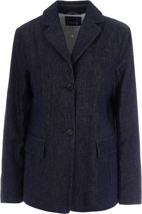 Max Mara Femme, Vestes, Bleu, Taille: 38 FR Blazers