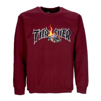 Thrasher Maroon Crewneck Herren Sweatshirt - - Sweatshirts & Hoodies - Herren - Braun - S