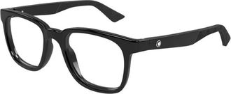 Montblanc Montblanc, Homme, Accessoires, Noir, Taille: 51 MM Mb0433O 001 Lunettes