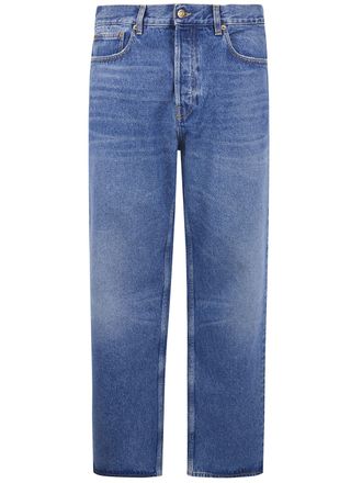 Golden Goose Golden MS Pant Skate Loose Medium Blue Washed Denim