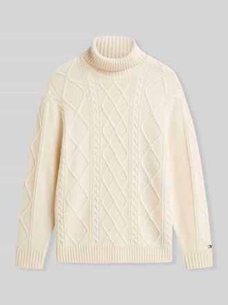 Tommy Hilfiger Regular Fit Rollkragenpullover aus Woll-Kaschmir-Mix