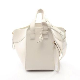 Loewe Pre-owned Cuir sacs-main - Femme - Pre-owned - Blanc - Taille: ONE Size
