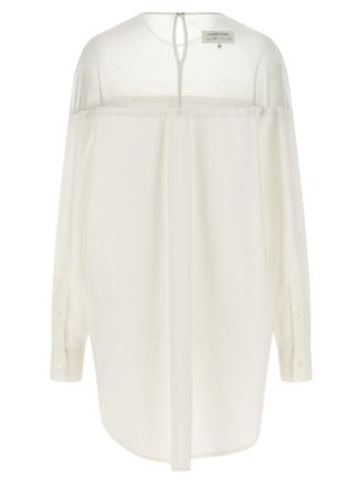 Maison Margiela Womens White Cotton Blouse