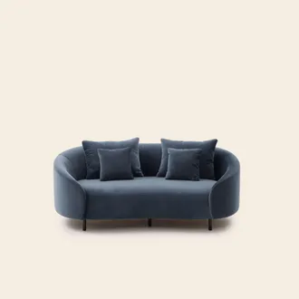 Madura Canap&eacute; 2 Places Julika Opal bleu de gris - BLEU
