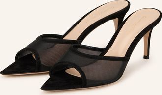 Gianvito Rossi Mules schwarz