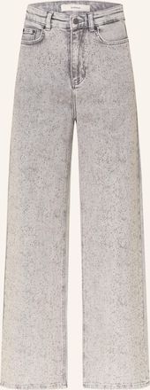 Inwear Inwear Wide Leg Jeans Aaliaiw Mit Schmucksteinen grau