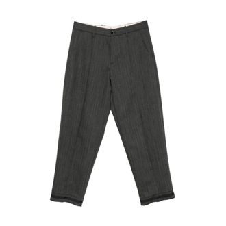 Nine In The Morning Nadelstreifenhose - - Trousers - Herren - Grau - M