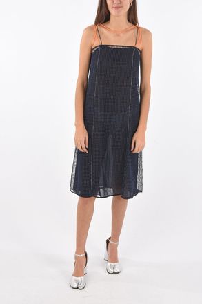 Maison Margiela MM1 &Auml;rmelloses Netzkleid Maison Margiela