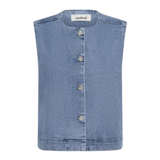 Soaked In Luxury Femme, Vestes, Bleu, Taille: 44 FR Vestes